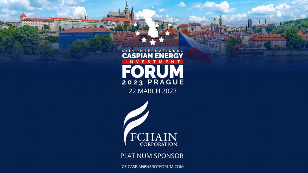 Platinum Sponsor of the Caspian Energy Investment Forum Prague 2023 - FCHAIN